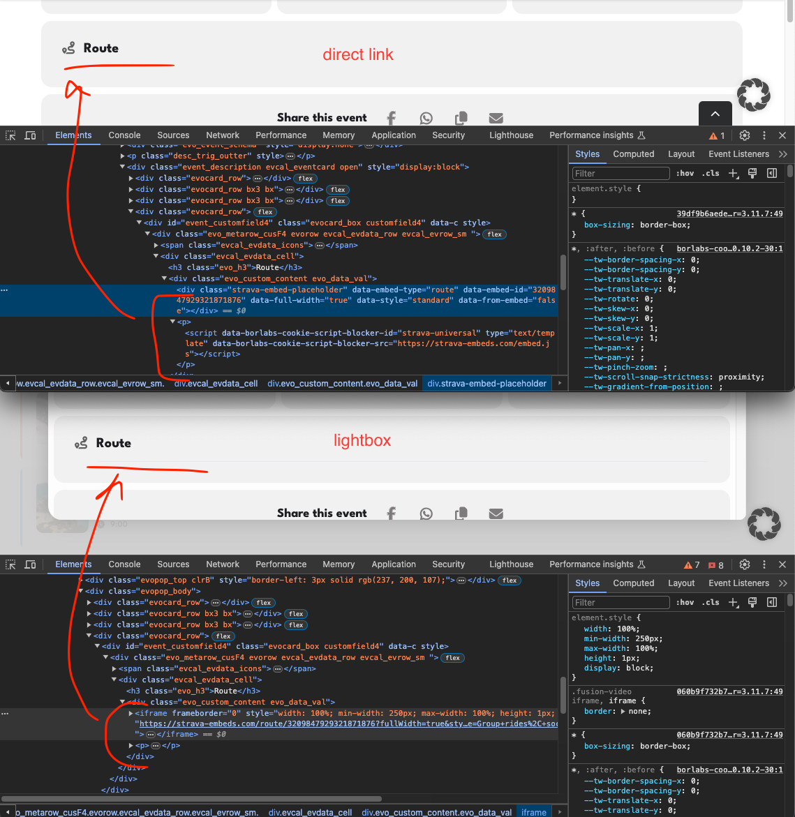 Custom Meta Data fields content not showing on direct link – EventON Help Desk